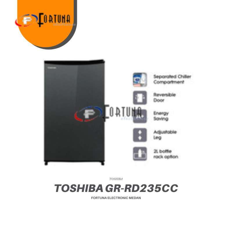Jual Kulkas 1 Pintu Toshiba Gr-rd235cc Dmf 181 Liter || Medan Di Seller Fortunaelectronic Medan ...