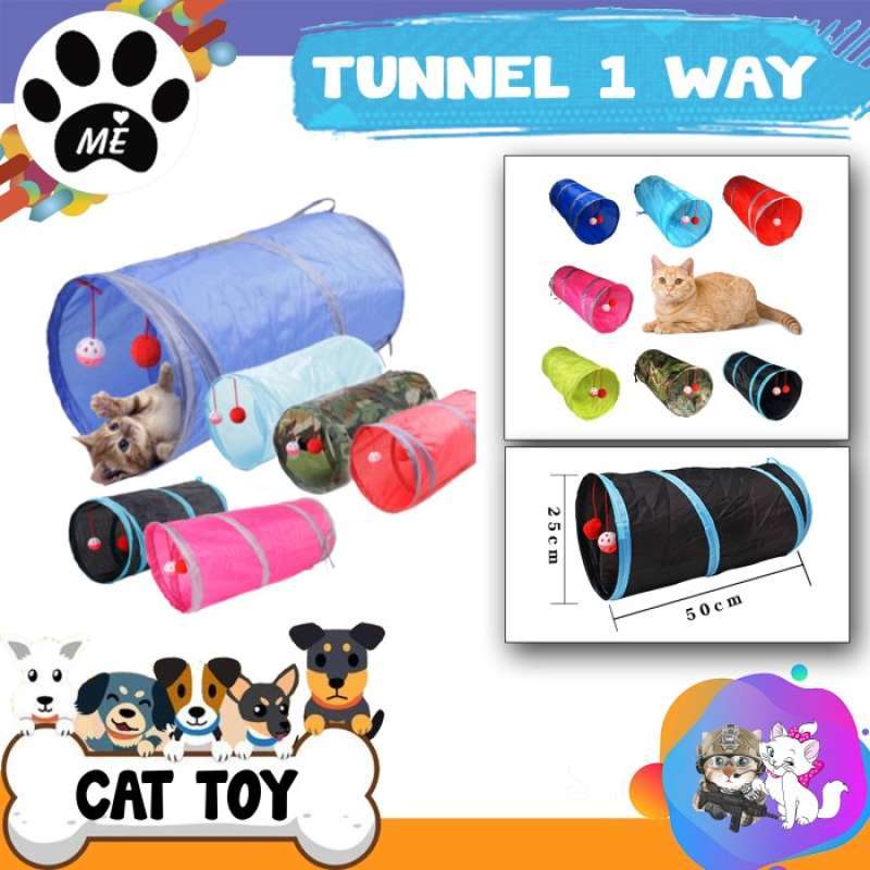 Jual Mainan Kucing Cat Tunnel Terowongan Kucing Portable - Hitam-biru ...