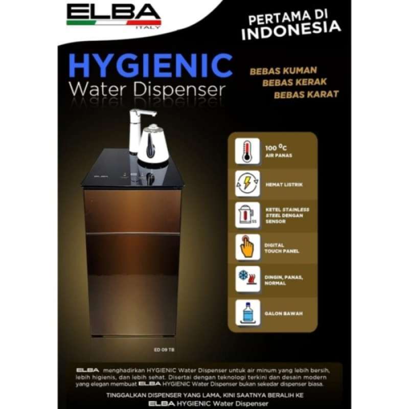 Jual Dispenser Elba Ed 09 Tb Freddo Hygienic Galon Bawah Ed09tb Di ...