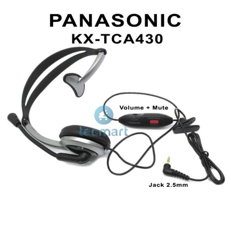 Promo Panasonic Kx-tca430 / Comfort-fit Hands-free Foldable Headset ...