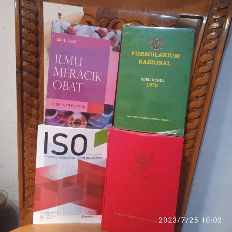 Promo 4 Buku Farmasi Terbaru Iso Edisi 53,th 2021,farmakope3, Fornas ...