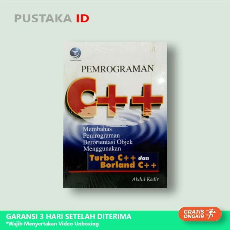 Promo Buku Pemrograman C++ Membahas Pemrograman Berorientasi Obyek ...