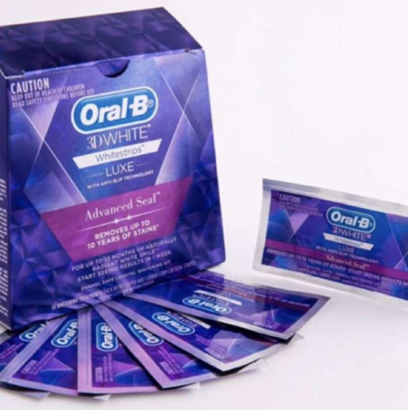 Jual Oral B 3d White Luxe Advanced Seal Whitening Strip Di Seller ...