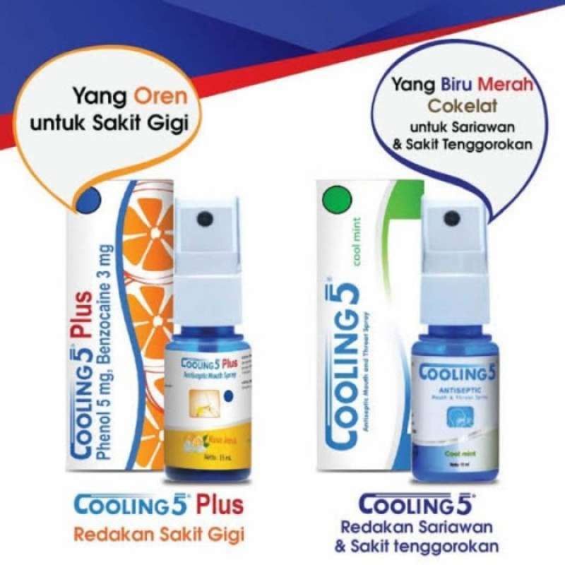Jual Cooling 5 Spray Sakit Gigi Coling Colling 15ml - Orange Di Seller ...