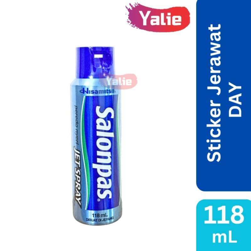 Jual Salonpas Jet Spray 60ml 118ml Salon Pas Semprot Pegal Keseleo ...
