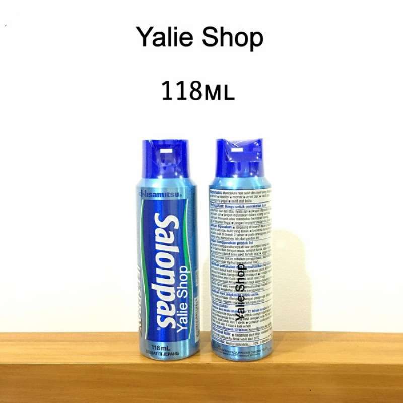 Jual Salonpas Jet Spray 60ml 118ml Salon Pas Semprot Pegal Keseleo ...