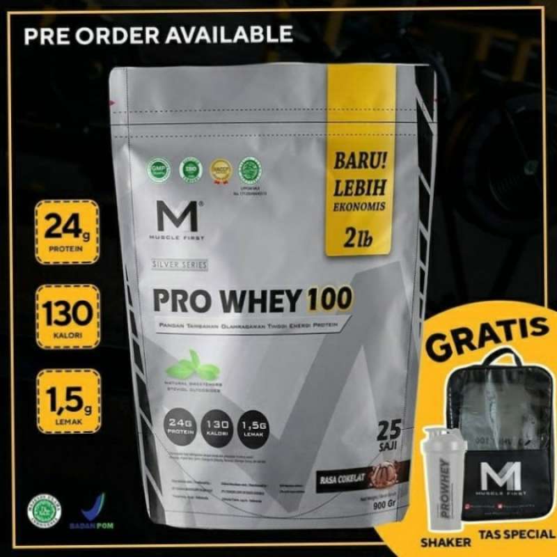 Promo M1 Pro Whey 100 Muscle First Wheu Protein 2lb Diskon 33% Di ...