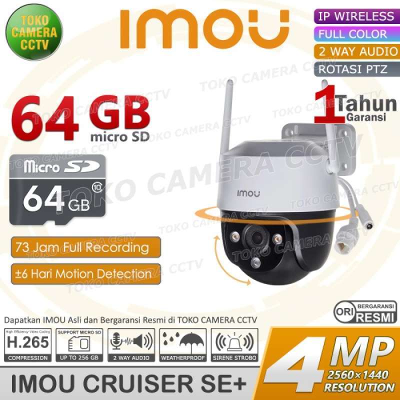 Promo Imou Cruiser Se 4mp Cctv Wifi Kamera Ip Camera Wireless Ptz 360 ...