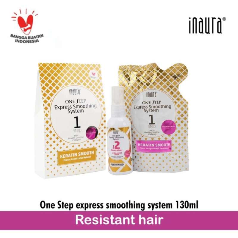 Jual Inaura One Step Express Smoothing System Resistant Hair Di Seller ...