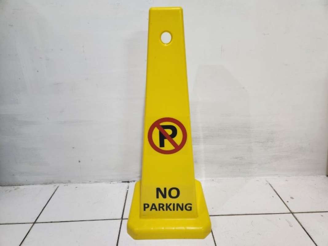 Jual Rambu Sign Cone Kuning Dilarang Parkir No Parking Ruko Rukan ...