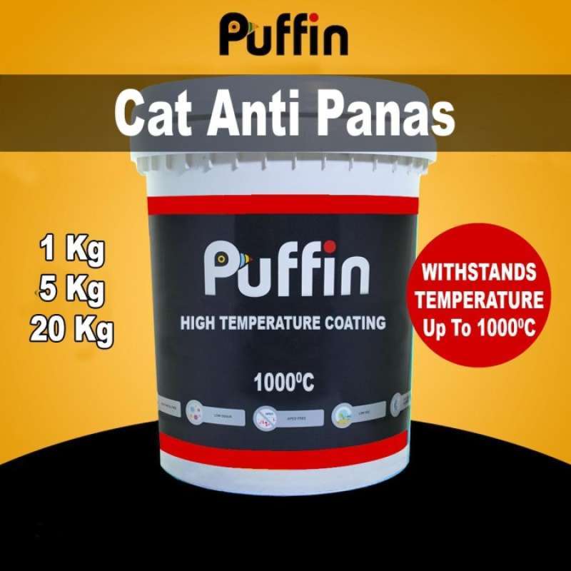 Jual Puffin High Temp Cat Tahan Anti Panas 1000 Derajat 500ml Di Seller ...