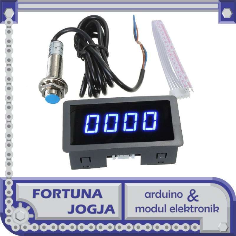Jual Modul Tachometer 4 Digit Display Rpm Sensor Kecepatan Proximity ... Jual Modul Tachometer 4 Digit Display Rpm Sensor Kecepatan Proximity ...