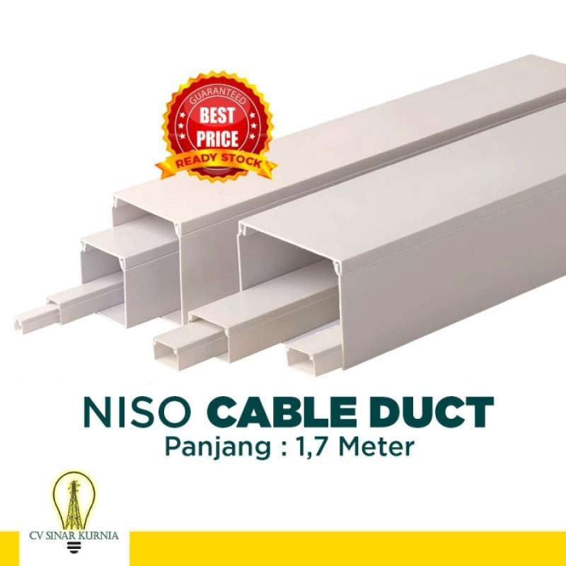 Jual Niso Ducting / Kabel Duct / Pelindung Kabel / Wiring Cable Duct ...