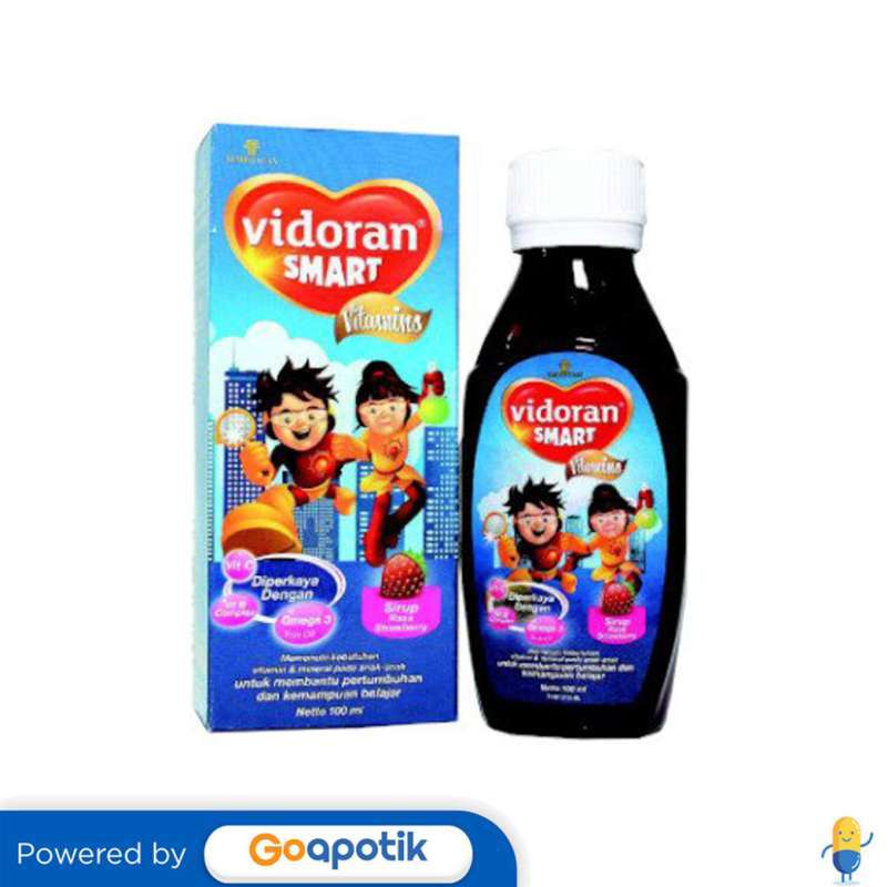 Jual Vidoran Smart Rasa Strawberry Syrup 100 Ml Di Seller Apotek ...