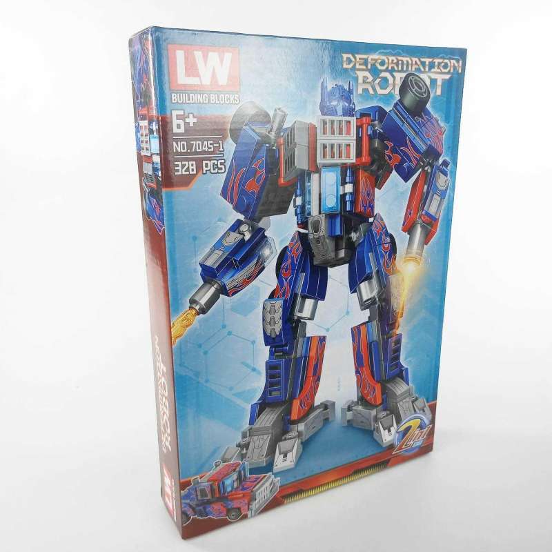 Jual Lw Mainan Robot Transformers Autobot 2in1 Car Lego 7045-2 Mainan ...