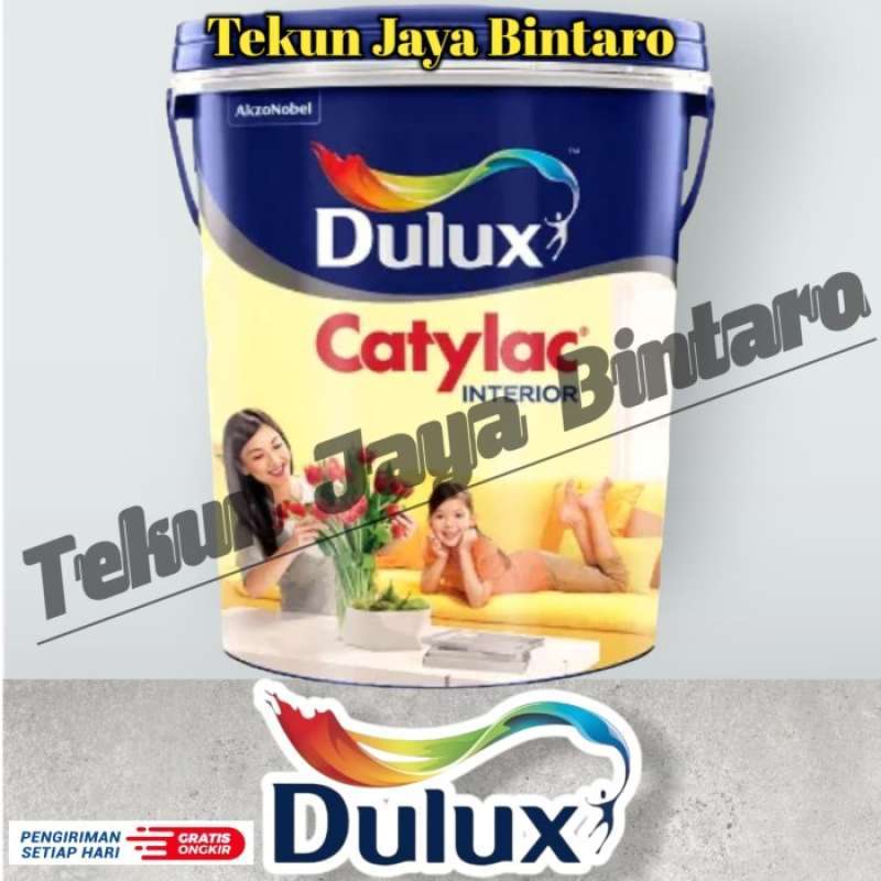 Jual Cat Dulux Catylac Interior Brilliant White 2290 5 Kg Gallon ...