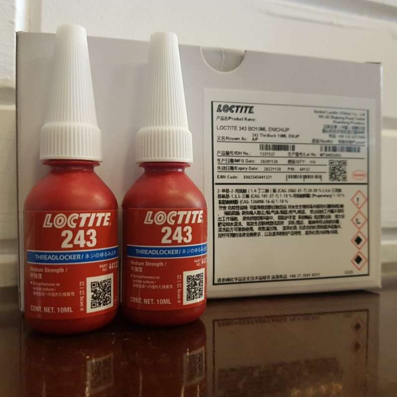 Jual Loctite 243 / Lem Baut / Threadlocker Loctite 243 / Pelumas Baut ...