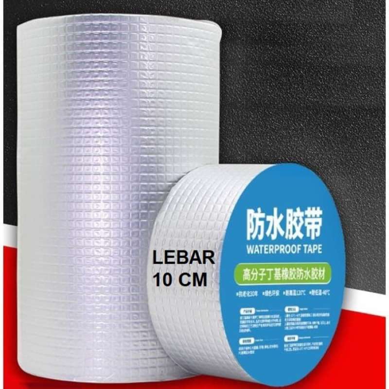 Jual Lebar 10 Cm Lem Atap / Talang Flashband Alumunium Foil Tape / Tambal Di Seller Shin Store ...