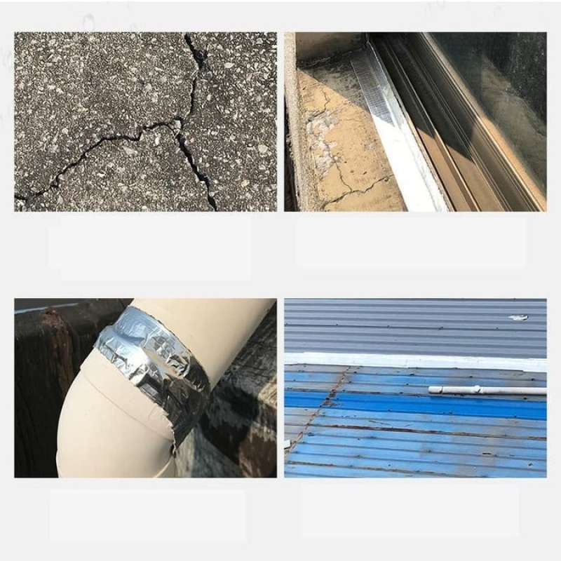 Jual Lebar 10 Cm Lem Atap / Talang Flashband Alumunium Foil Tape / Tambal Di Seller Shin Store ...