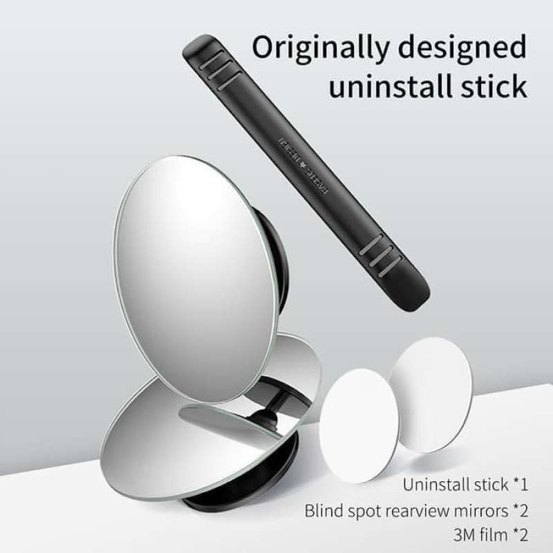 Promo Baseus Kaca Spion Kecil Mini Cembung Wide Angle Blind Spot Car ...