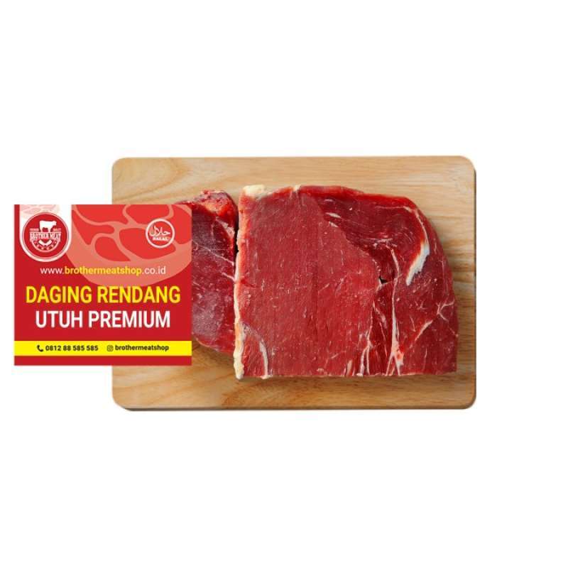 Promo Daging Rendang Utuh Premium 1kg Frozen Halal, Brothermeatshop ...