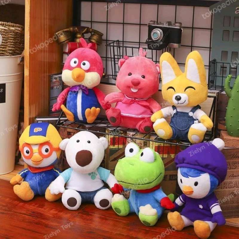 Promo Ready Stok Boneka Karakter Pororo Crong Eddy Petty Loopy Poby ...