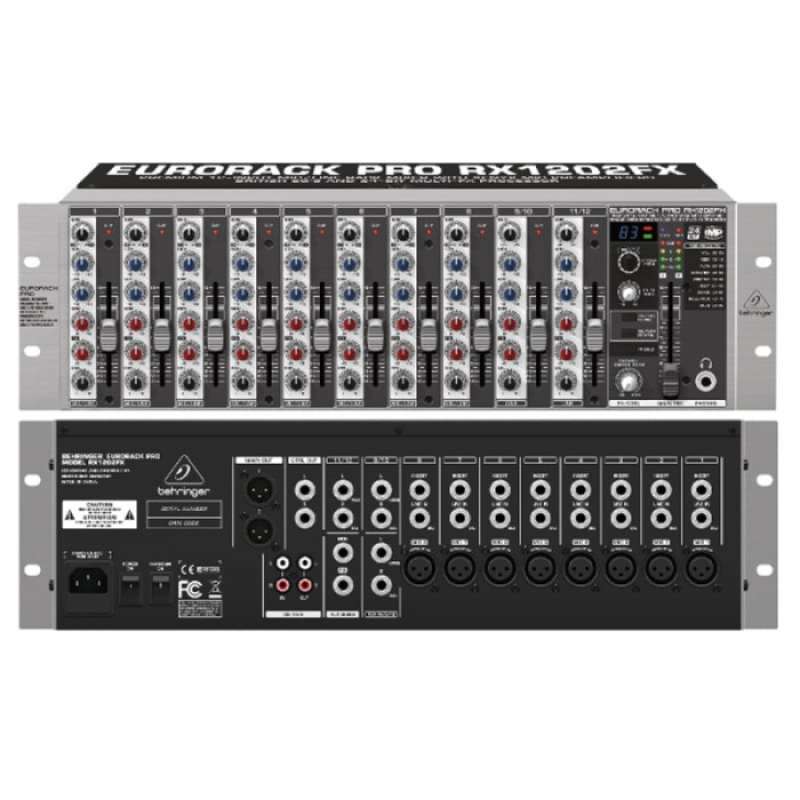 Promo Promo- Behringer Rx1202fx V2 12-channel Rackmount Mixer With Mic Preamp Diskon 50% Di ...