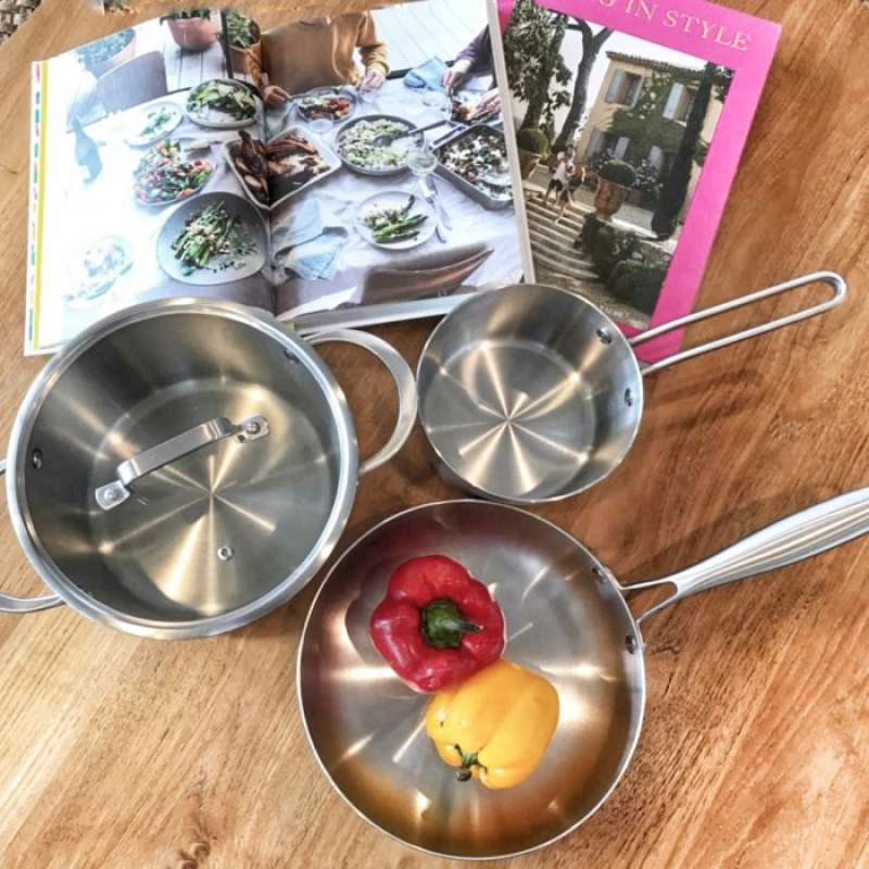 Jual The Starter Set | Nuclad Cookware - Set Panci Stainless Steel 18/ ...