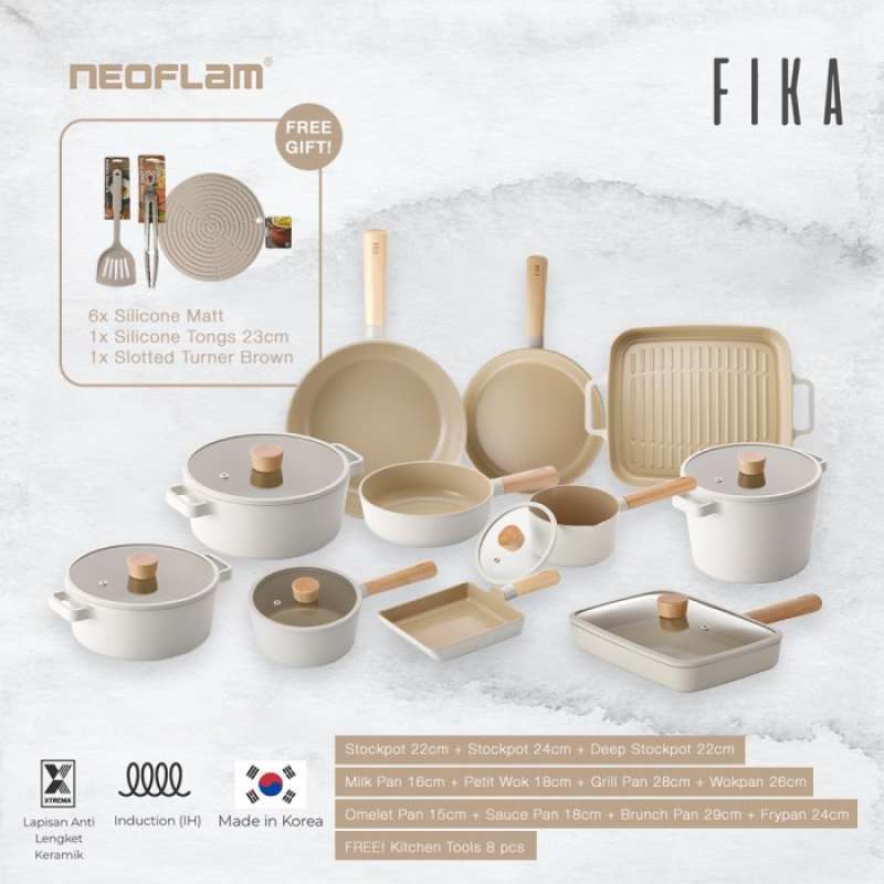 Jual Panci Keramik Korea / Neoflam Fika Set - Set G Di Seller Belanja ...