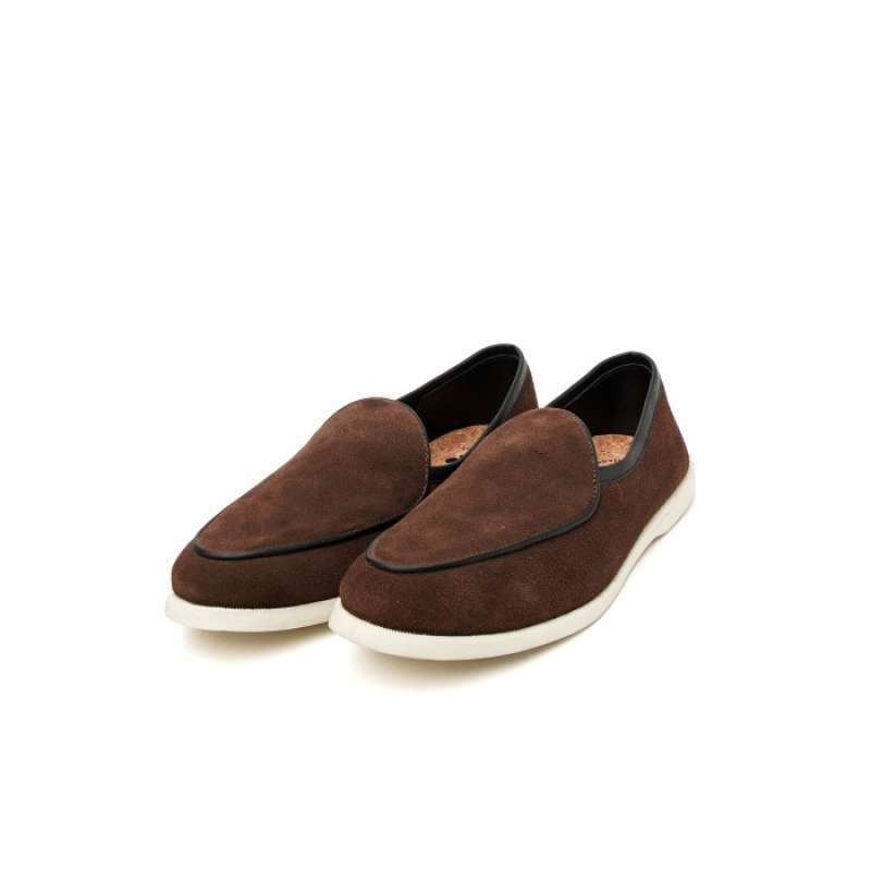 Jual Sepatu Kulit Pria Portee Goods Loafers Belgian Lite Suede Espresso ...