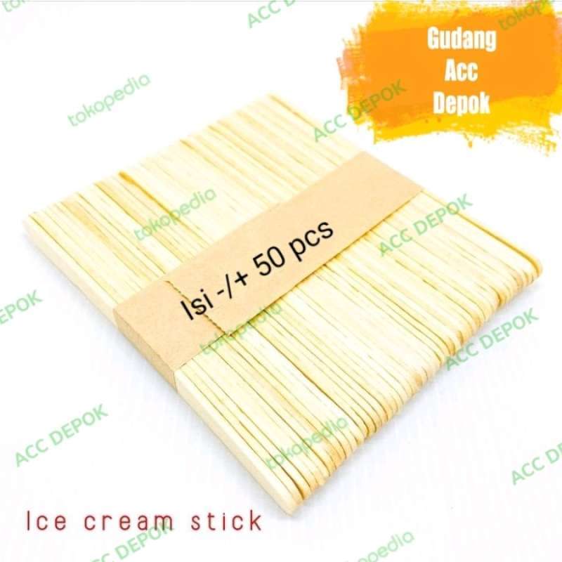Jual Stick Ice Cream | Stik Kayu Es Krim Kreasi [50 Pcs] Di Seller ...