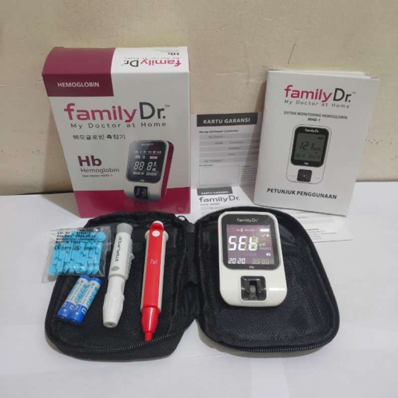 Promo Alat Cek Hb Family Dr Hemoglobin Meter Unit Diskon 23% Di Seller ...