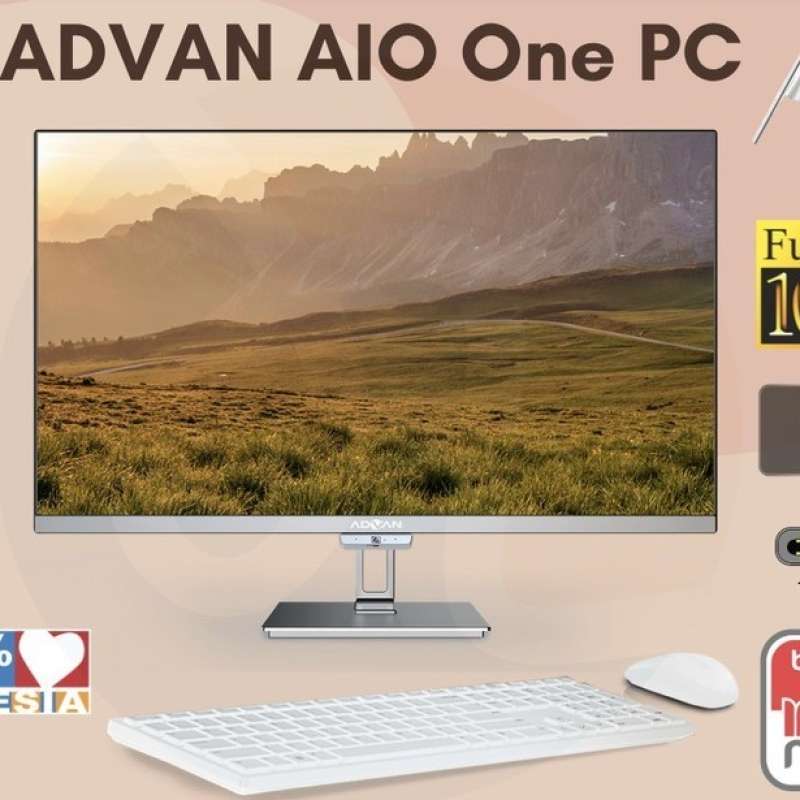 Jual Advan One Pc Aio - I5 1240p 8gb 512ssd 23.8fhd W11 Resmi 1 Thn Di Seller Funan Van Java ...