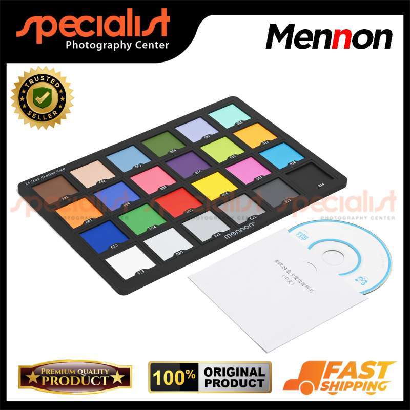 Jual Mennon Colour Test Chart 8 X 6 For Colour Rendition Di Seller ...