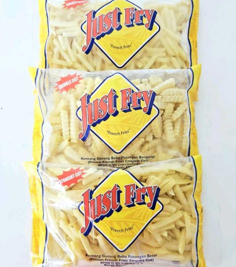 Jual Just Fry French Fries Frozen Kentang Beku 900g - Crinkle Cut Di Seller Rumah Frozen Md ...