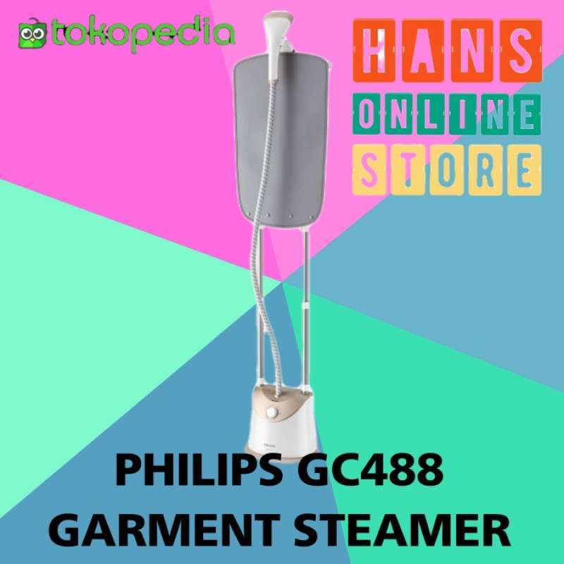 Promo Philips Gc488 Easy Touch Garment Steamer - Gold Diskon 23% Di ...