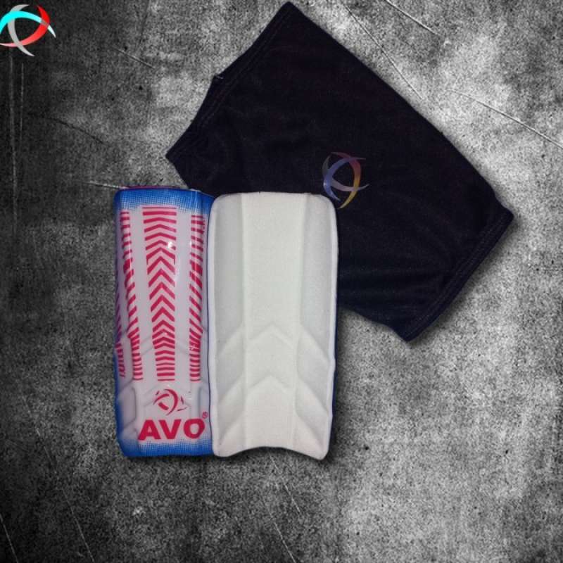 Promo Deker Sepak Bola/futsal Shin Guard Avo Lakop Embos - Putih Diskon ...