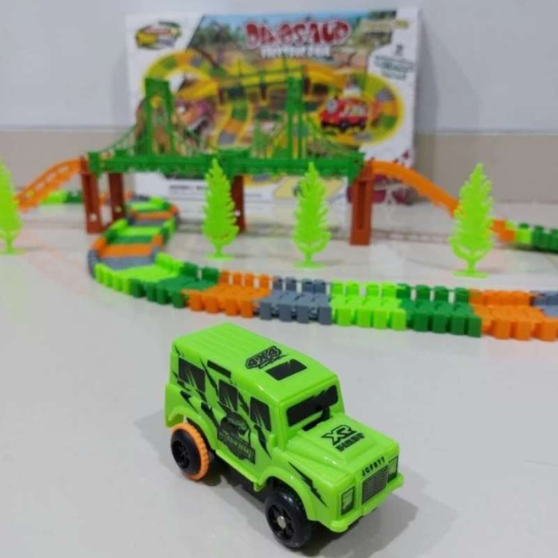 Promo Mainan Dinosaurus Electric Rail - Mobil Kereta Rel Baterai Diskon ...