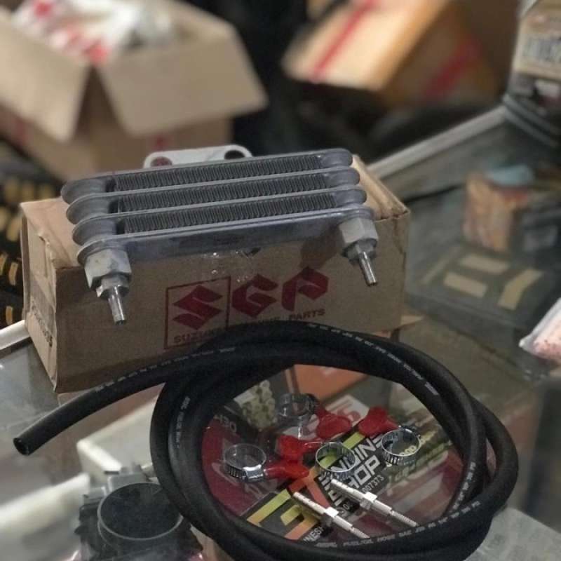 Promo Oil Cooler Fu Full Set Untuk Modif Matic Dan Bebek Diskon 33% Di ...