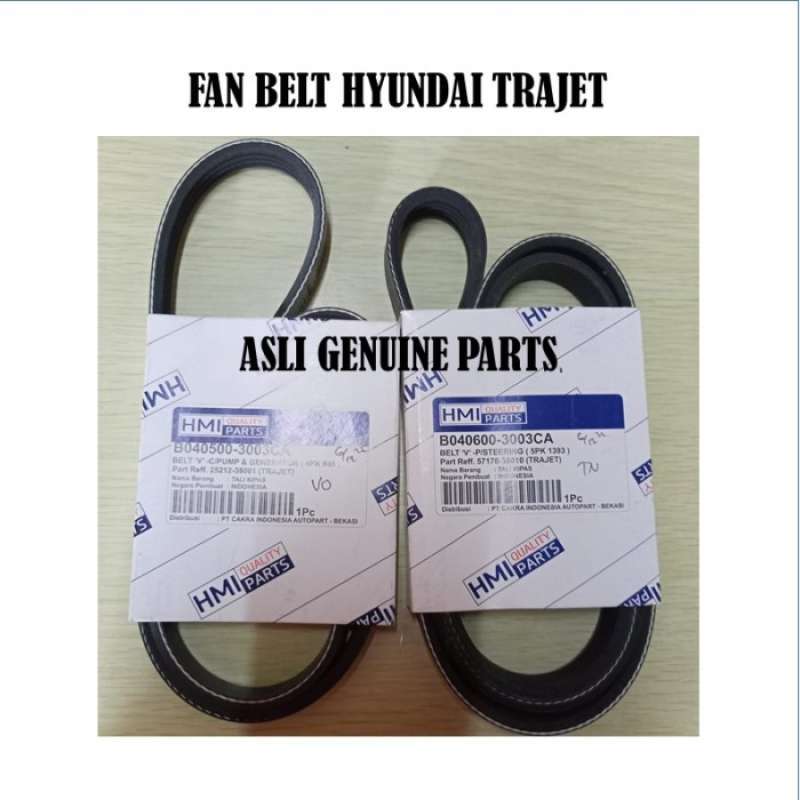 Promo Vanbelt Set Hyundai Trajet 2pc Van Belt Tali Kipas Hyundai Diskon ...
