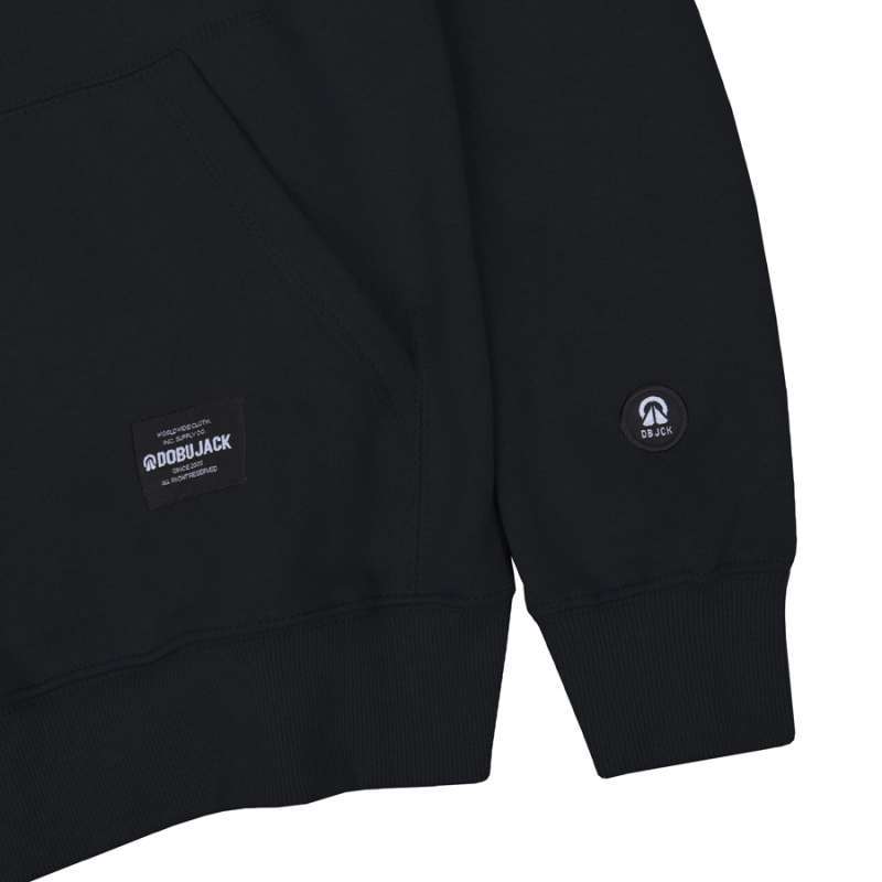 Jual Dobujack Little Logo Black On Black Hoodie - Hitam Xl Di Seller ...