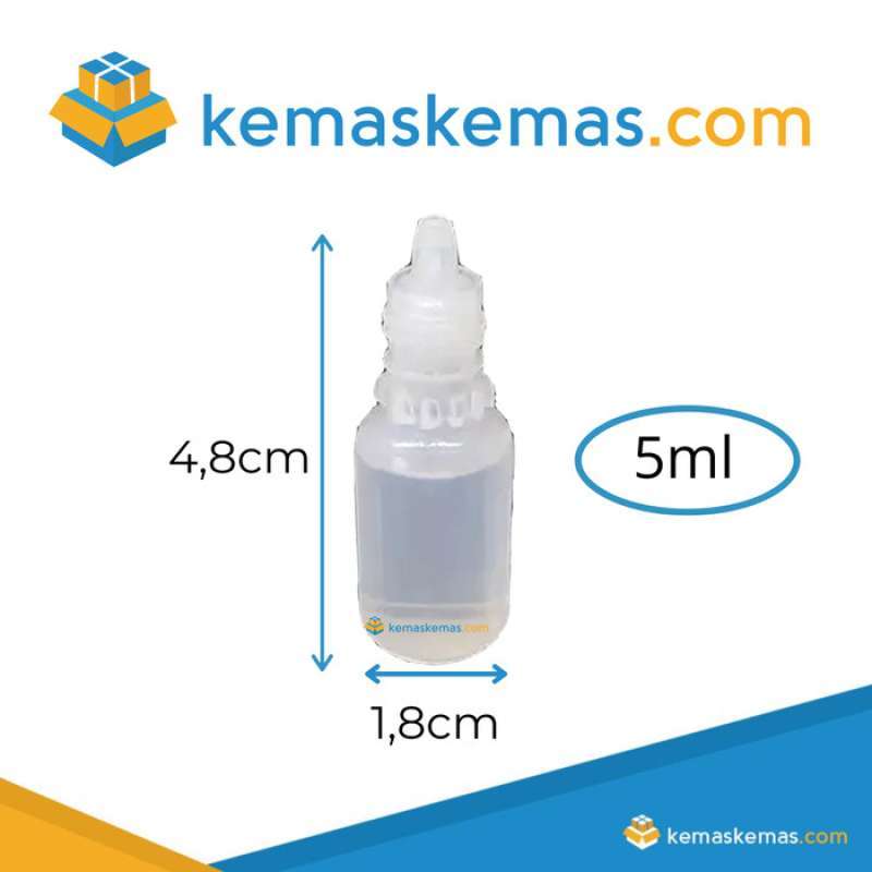 Jual Botol Plastik Tetes Vitamin Tinta Botol Tetes Mata Polos Bening ...