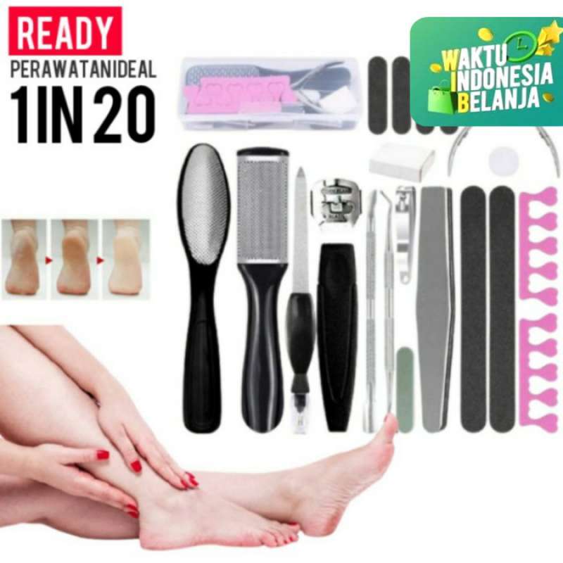 Jual Meni Pedi Set 20 Pcs / Menicure Set / Perlengkapan Pedicure Di ...