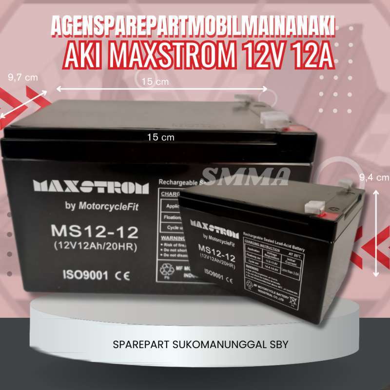 Jual Aki Accu Smt 12 Volt 12 Amper Mobil Mainan Aki Di Seller Agen ...
