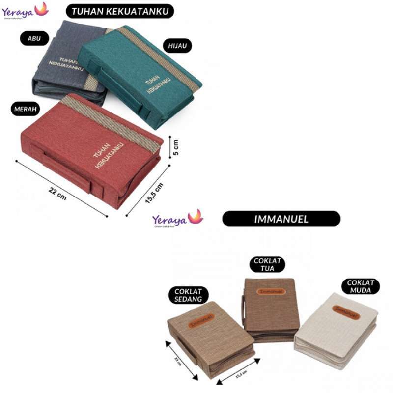 Promo Sampul Alkitab + Sampul Kidung Jemaat Besar - Sarung Cover Tas ...