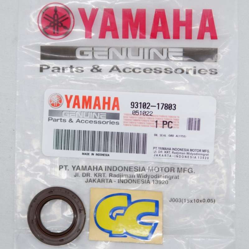 Jual Sil Seal Gearbox Yamaha Mio, Mio J, Xride, Soul Gt, Mio Gt Ori Di Seller Yamaha Gerbang ...