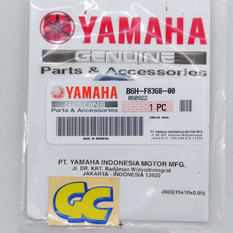 Jual Emblem / Sticker Y-connect Yamaha Nmax, Aerox, Free Go, Fazzio Ori ...