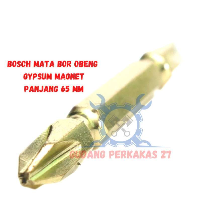 Promo Bosch Mata Obeng Bor Magnet Gypsum 65mm Asli Isi 10 Pcs Diskon 23 ...