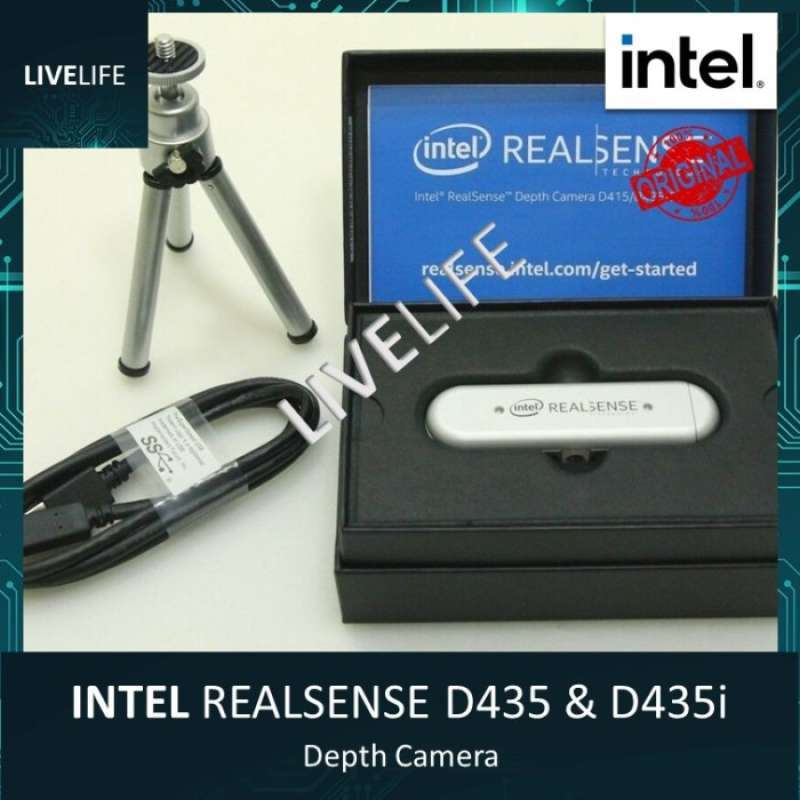 Jual Intel Realsense D435 Series - Depth Camera / Kamera Kedalaman ...
