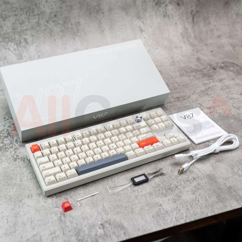 Promo Cidoo V87 - Tkl 87 Keys Hotswappable Mechanical Keyboard Diskon ...